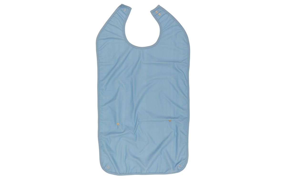 Alerta Medical | Alerta Adult Washable Bib, Blue, 90cm